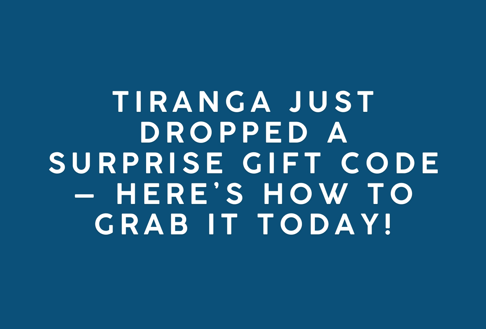 Tiranga Lottery Gift Code Today — Here’s How to Grab It Today ...